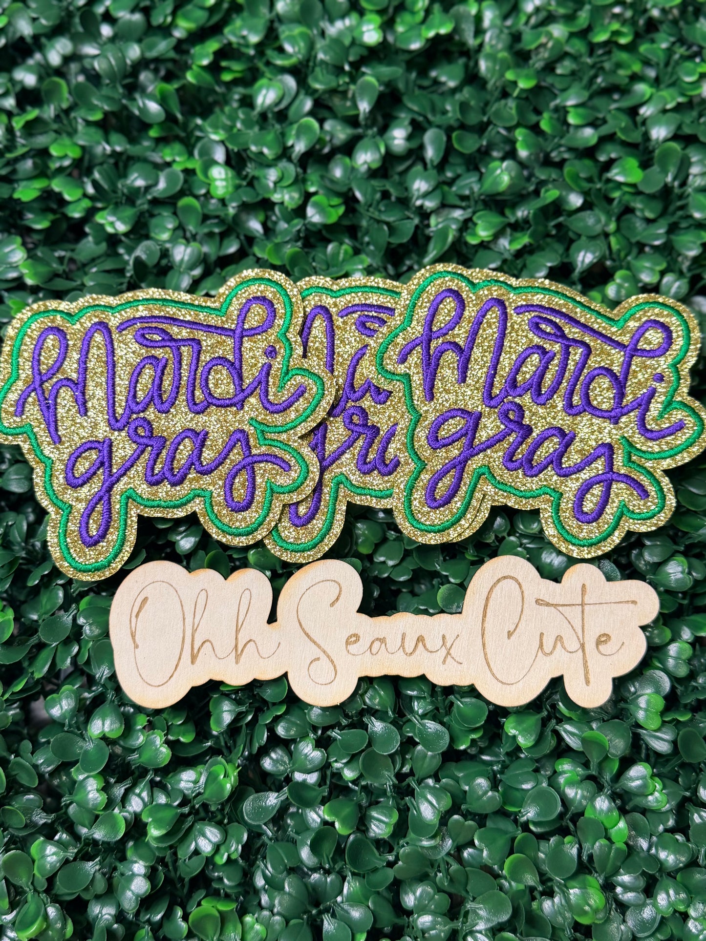 4” Wide Mardi Gras – Ohhseauxcute